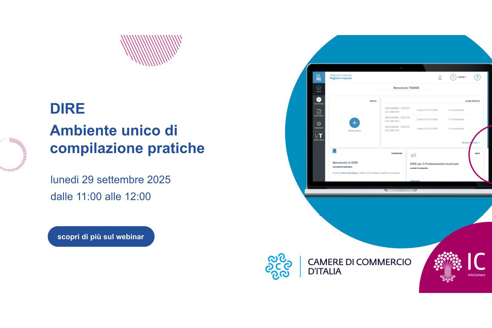 Webinar gratuito su DIRE: nuova modalità di compilazione nella sezione ...